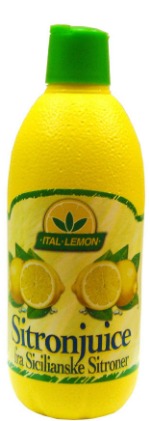 Sitronjuice - plastflaske - 12x500ml-80302 – sunrisefood